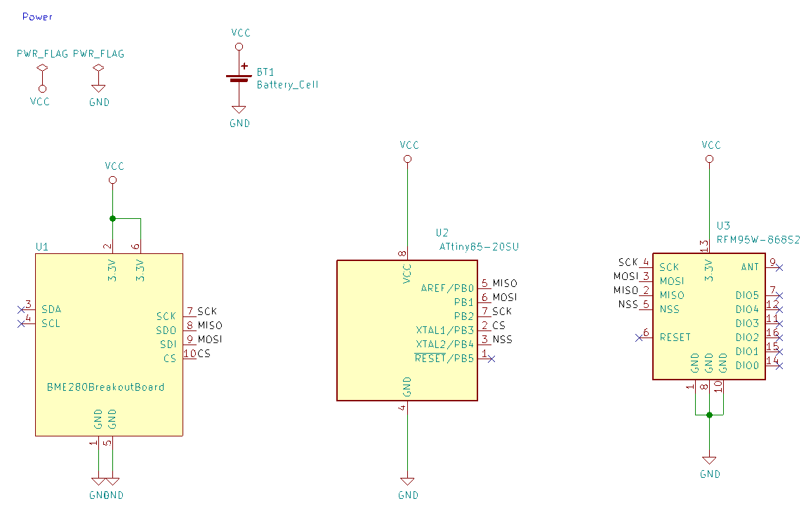 GitHub - spielhuus/LoRa-Environmental-Sensors: ATtiny85 based LoRa atmospheric sensor board with ...